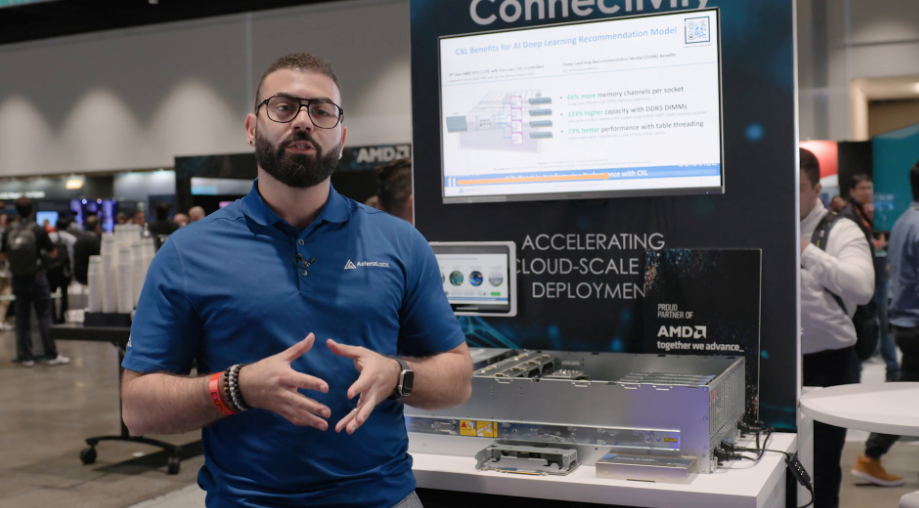 CXL Demo for DLRM at OCP Summit 2024 - ASTERA LABS, INC.